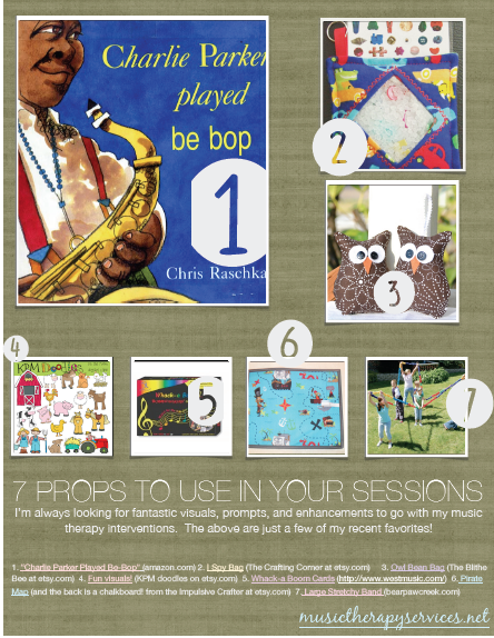 7 props and visuals to use in your therapy sessions! – Music Therapy ...